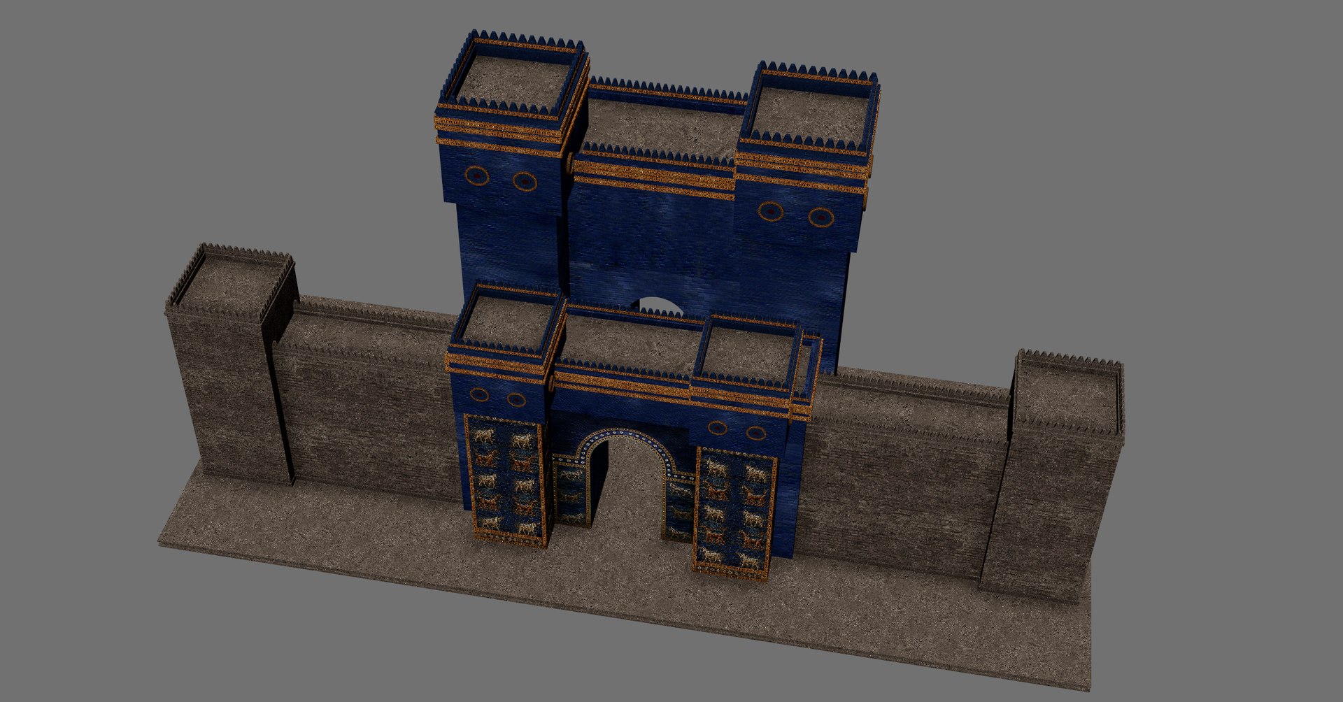 Ishtar Gate Model - TurboSquid 2219790