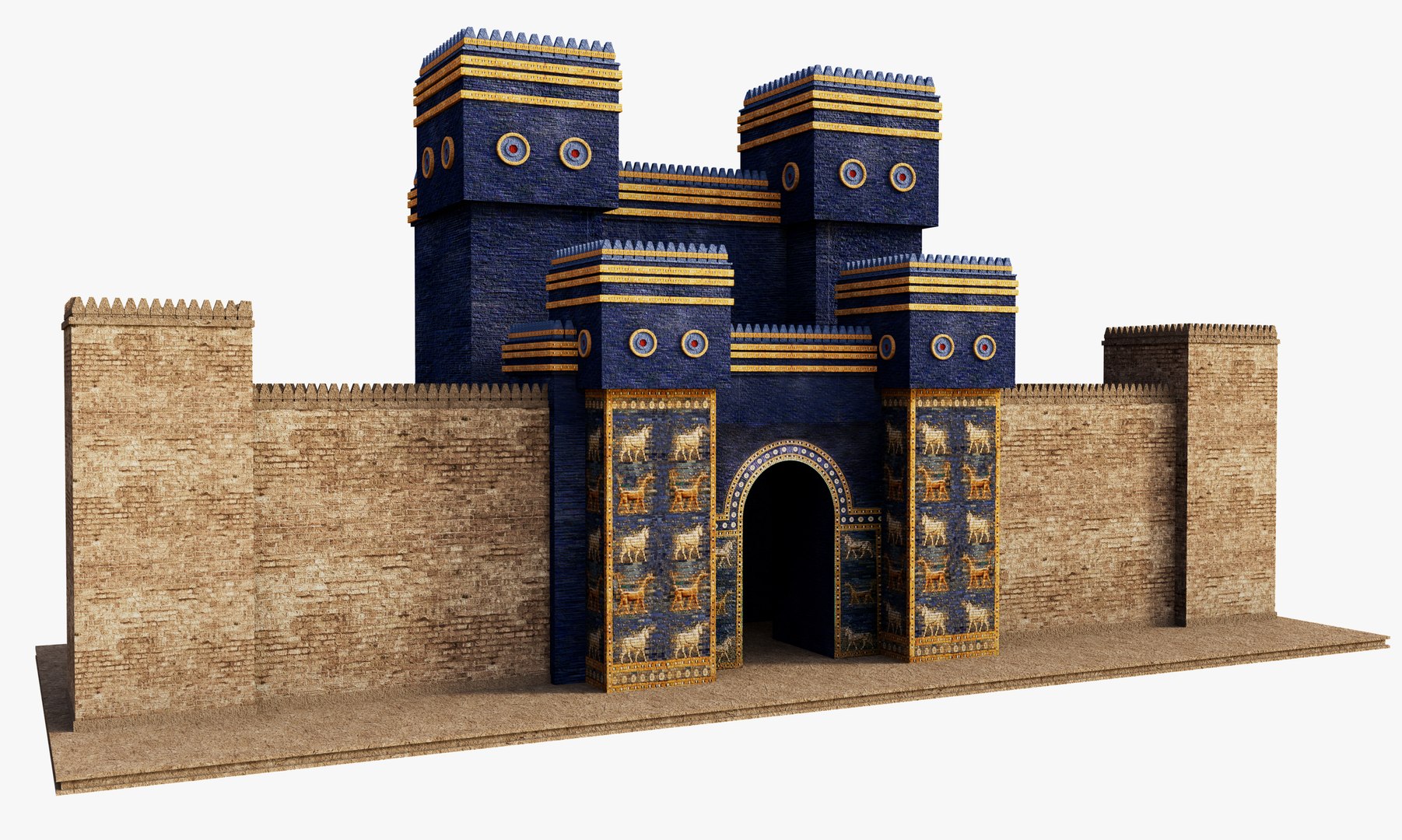 Ishtar Gate Model - TurboSquid 2219790