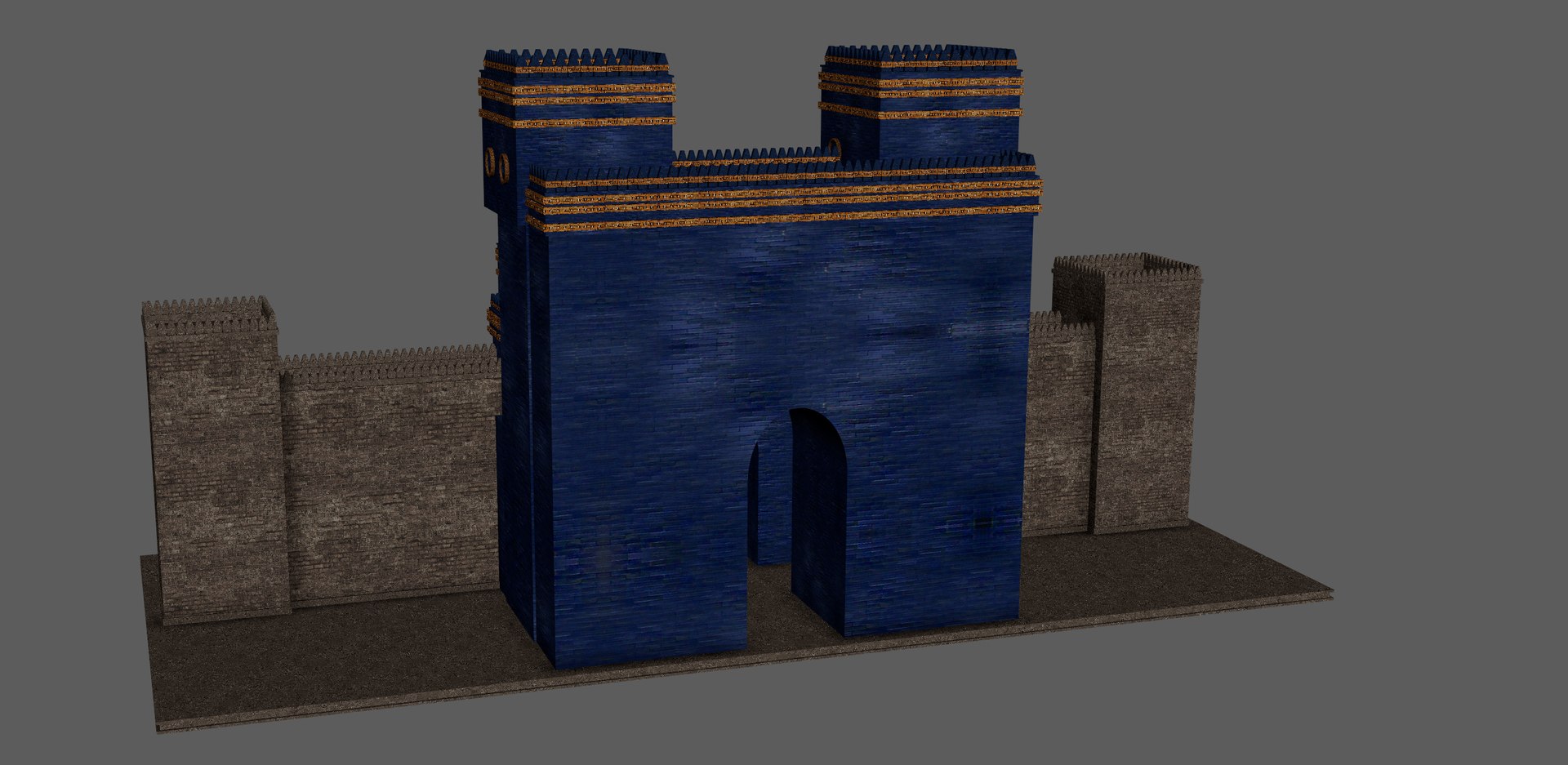 Ishtar Gate Model - TurboSquid 2219790