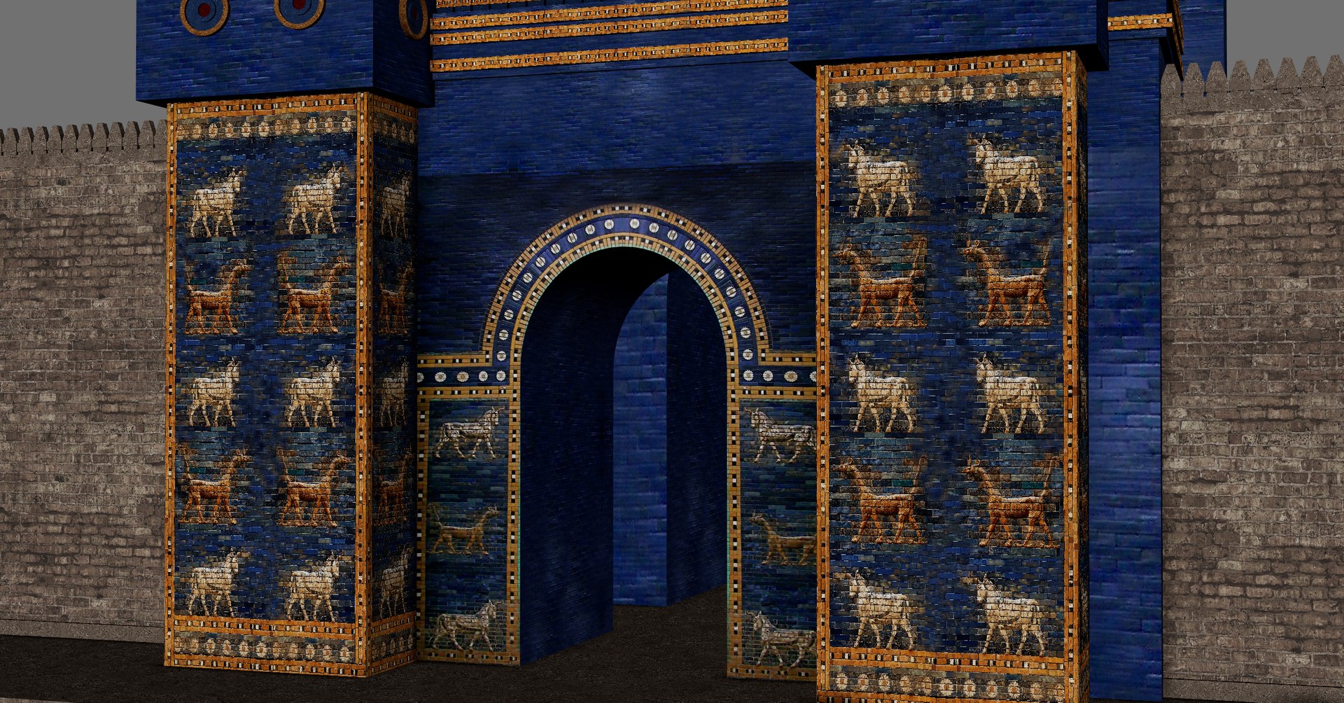 Ishtar Gate Model - TurboSquid 2219790