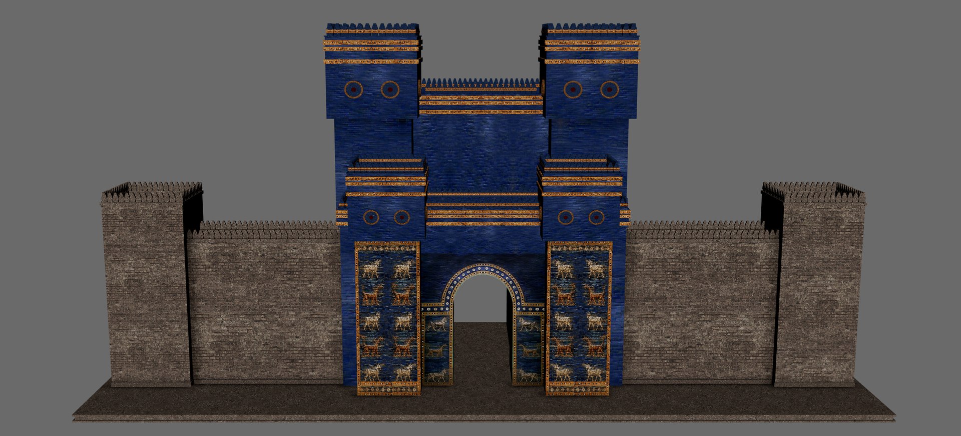 Ishtar Gate Model - TurboSquid 2219790