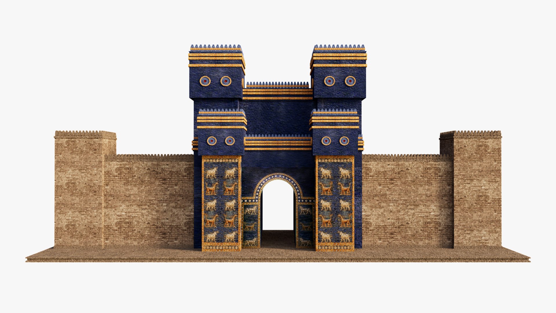 Ishtar Gate Model - TurboSquid 2219790