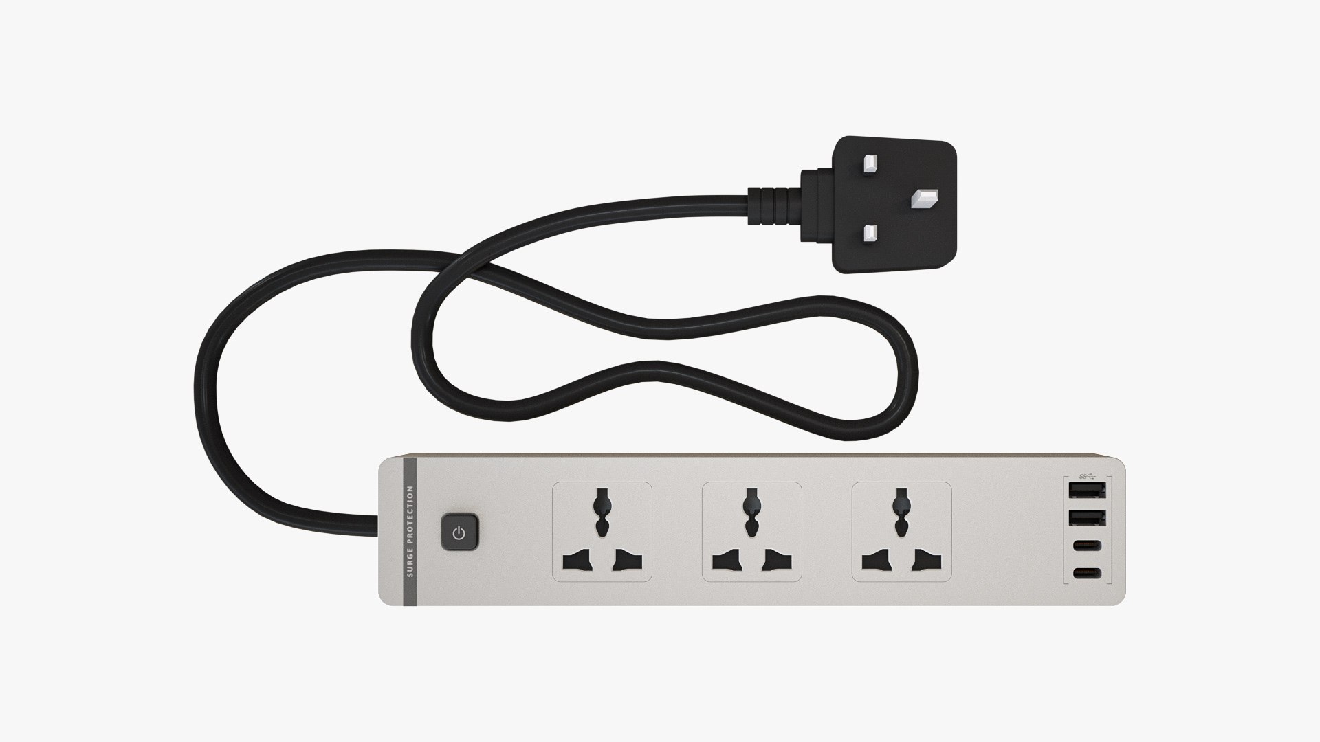 3-Way Extension Lead Model - TurboSquid 2114343