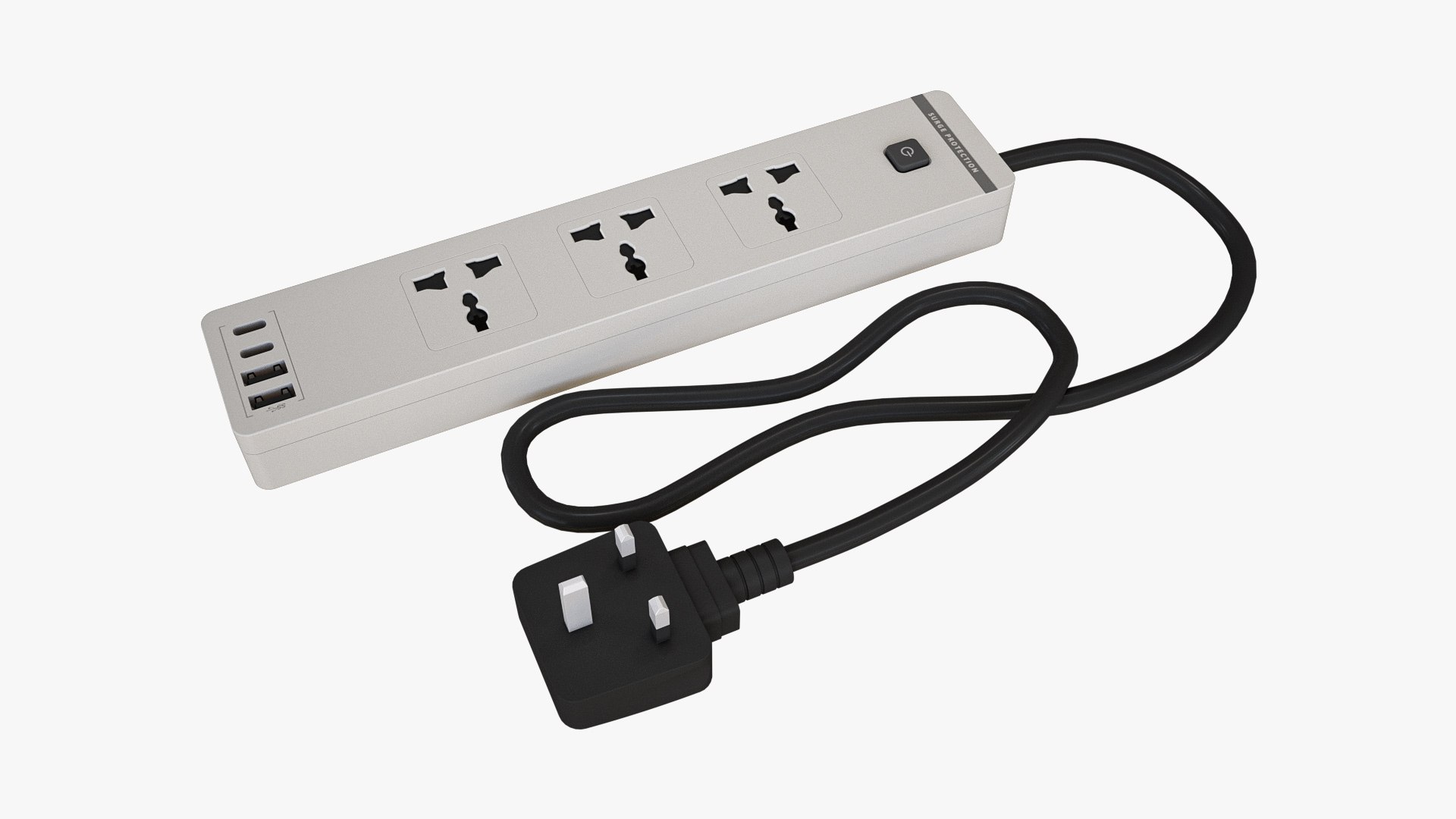 3-Way Extension Lead Model - TurboSquid 2114343