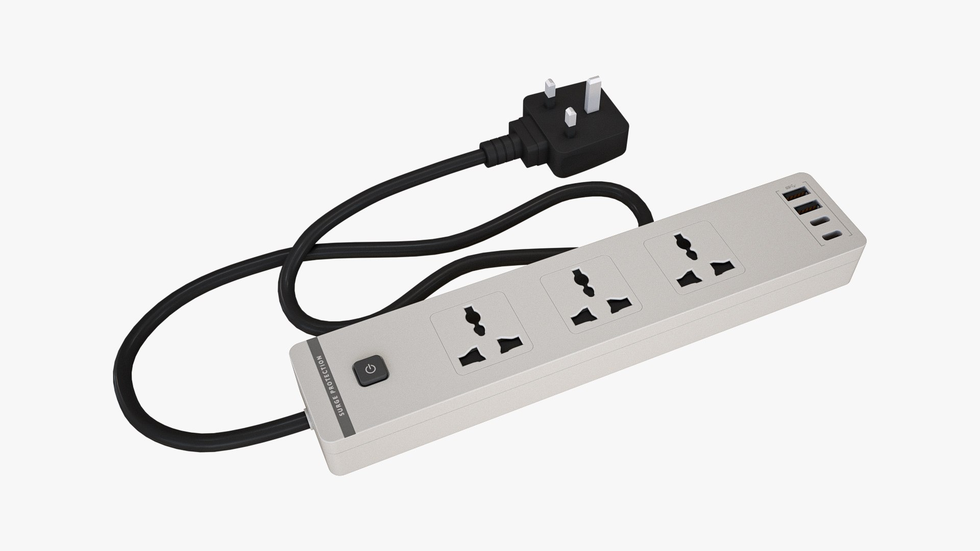 3-Way Extension Lead Model - TurboSquid 2114343