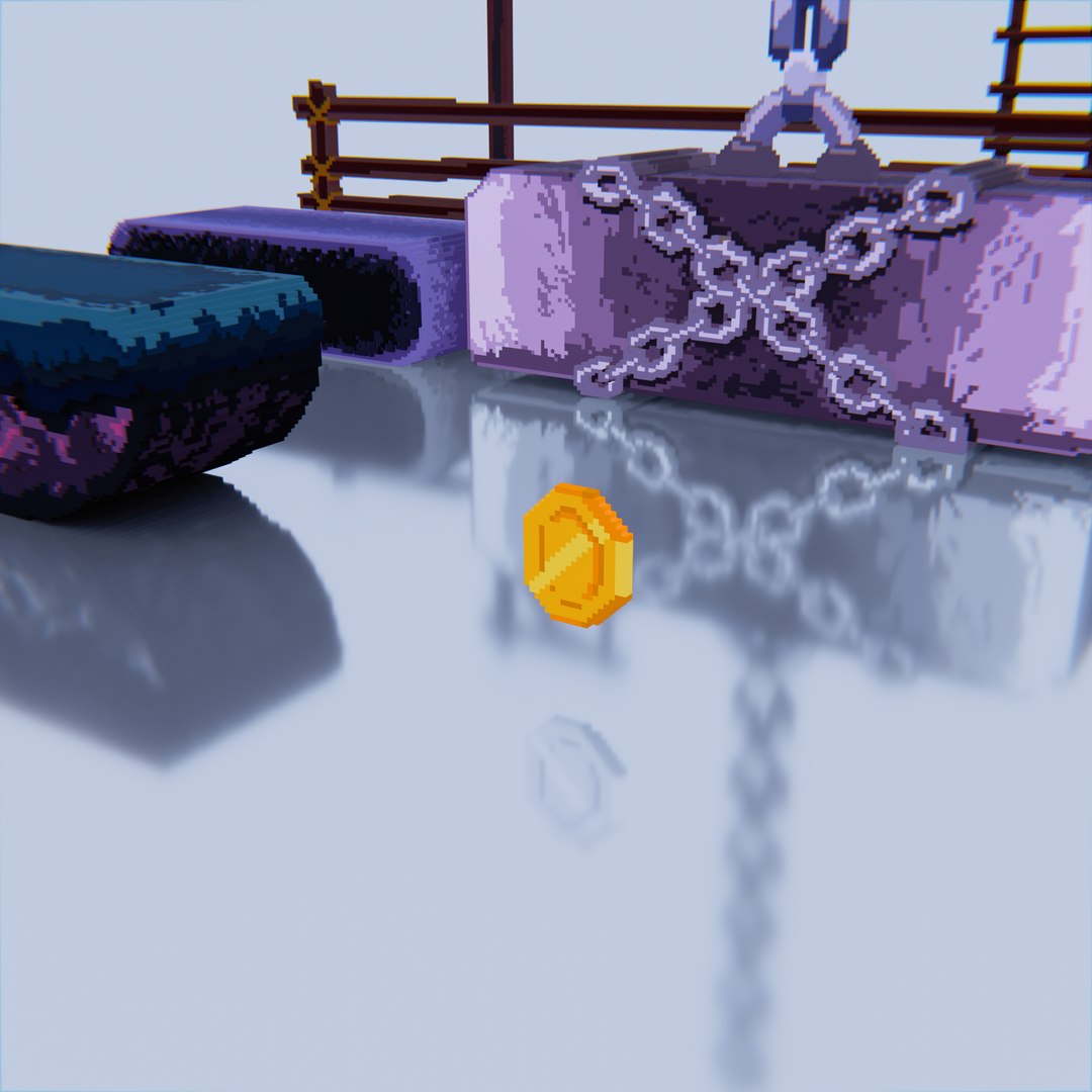 3D Voxel Adventure Platformer Asset Pack - TurboSquid 2365953