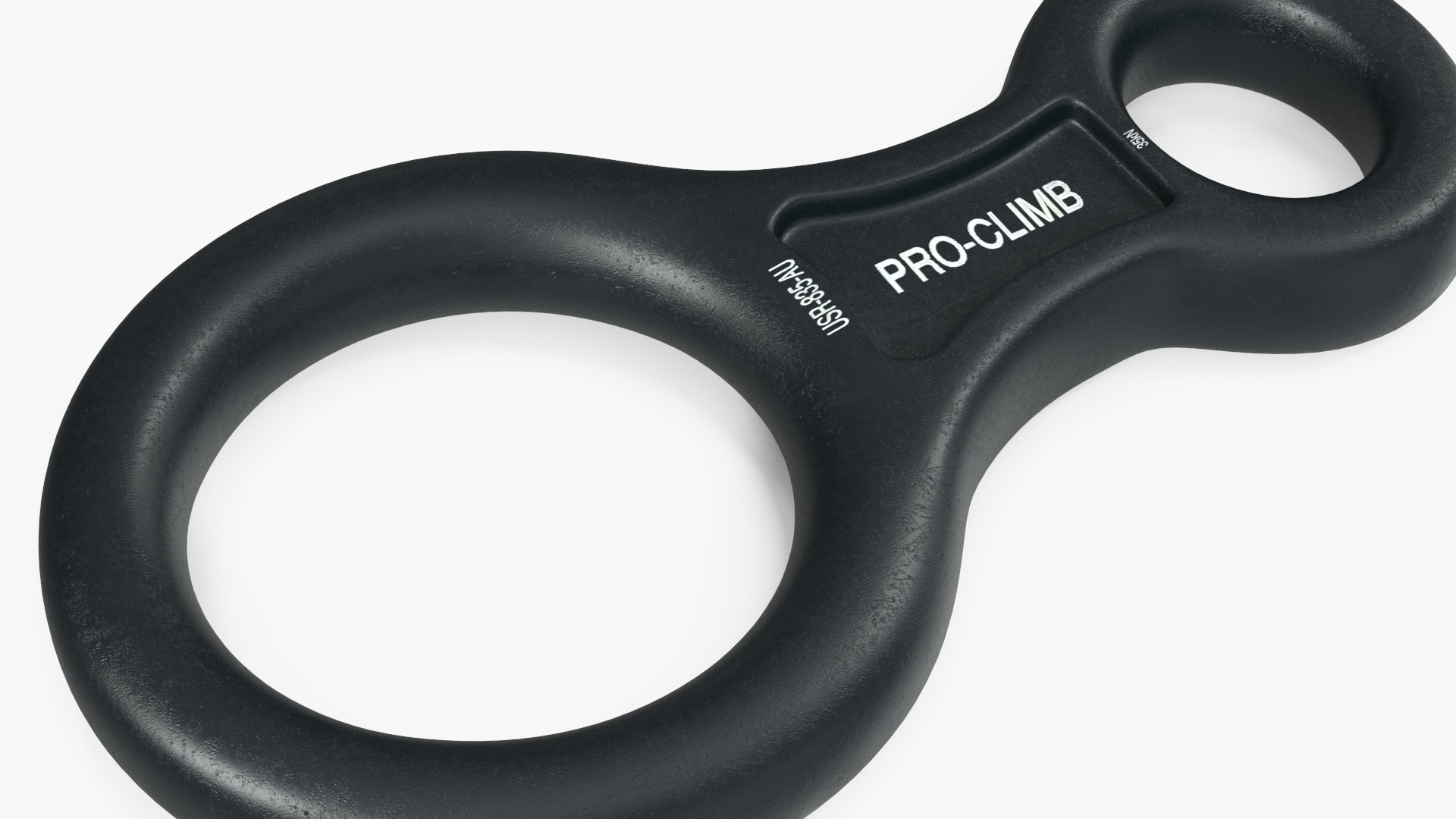 3D Figure Of Eight Descender Pro-Climb Black - TurboSquid 2189387