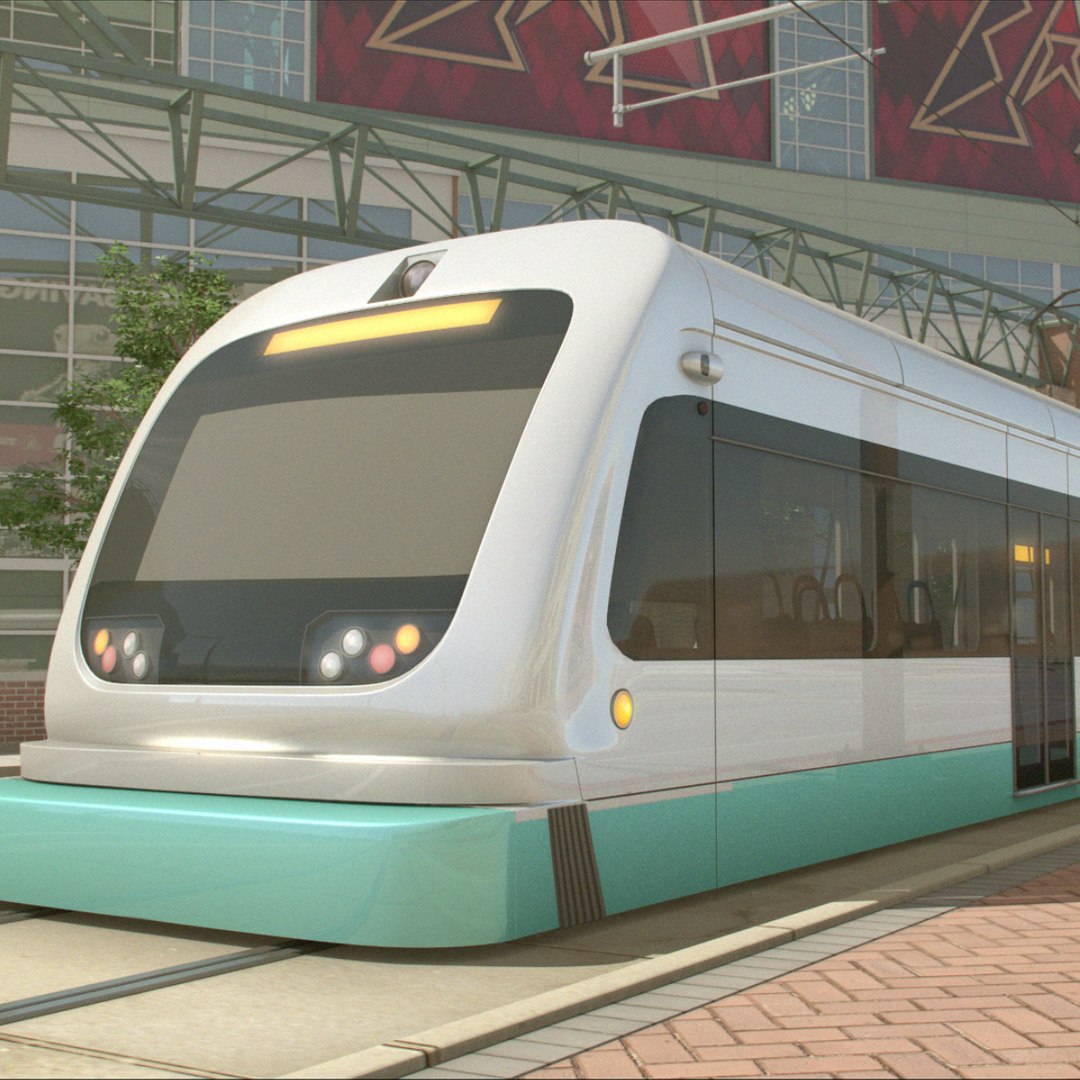 Phoenix Light Rail Car 3D - TurboSquid 1291024