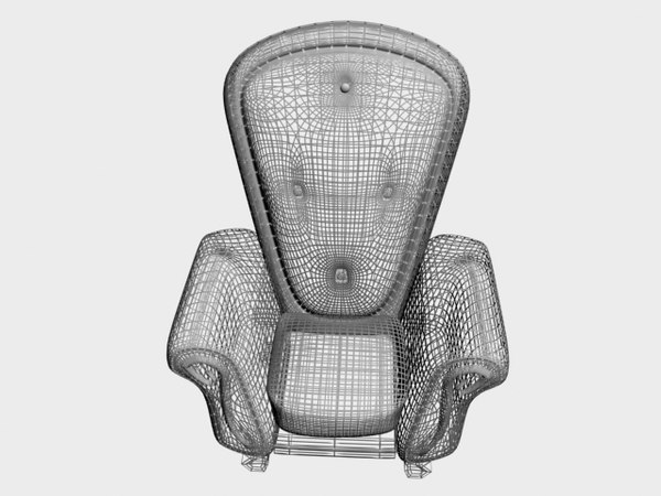 3d cartoon chair