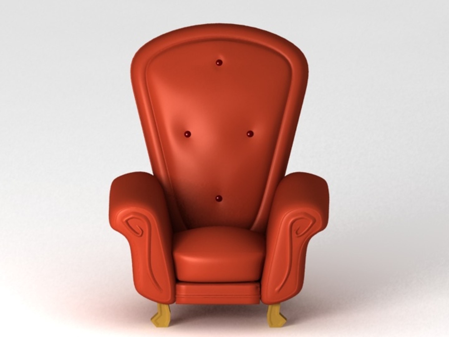 3d Cartoon Chair