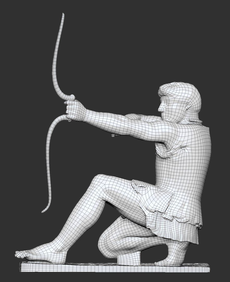3D Archer Sculpture Model - TurboSquid 2265873