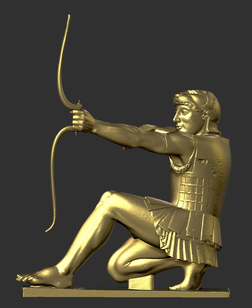 3D Archer Sculpture Model - TurboSquid 2265873