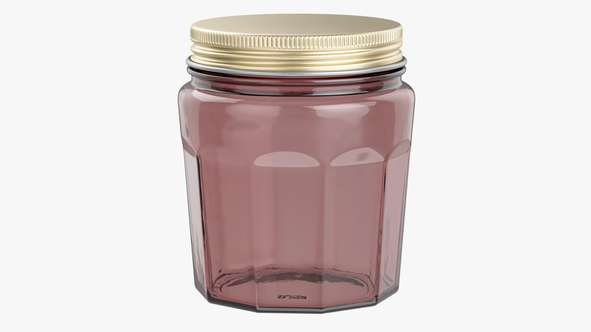 Jar Faceted 250ml Model - TurboSquid 2252384