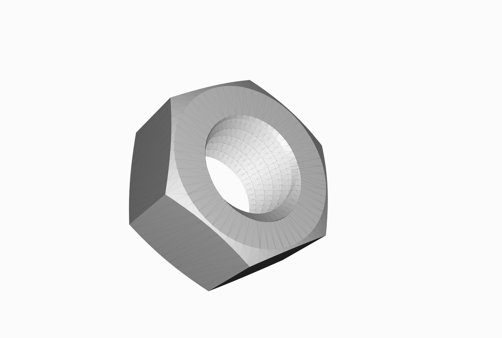 3D Hex Nut - TurboSquid 1508473