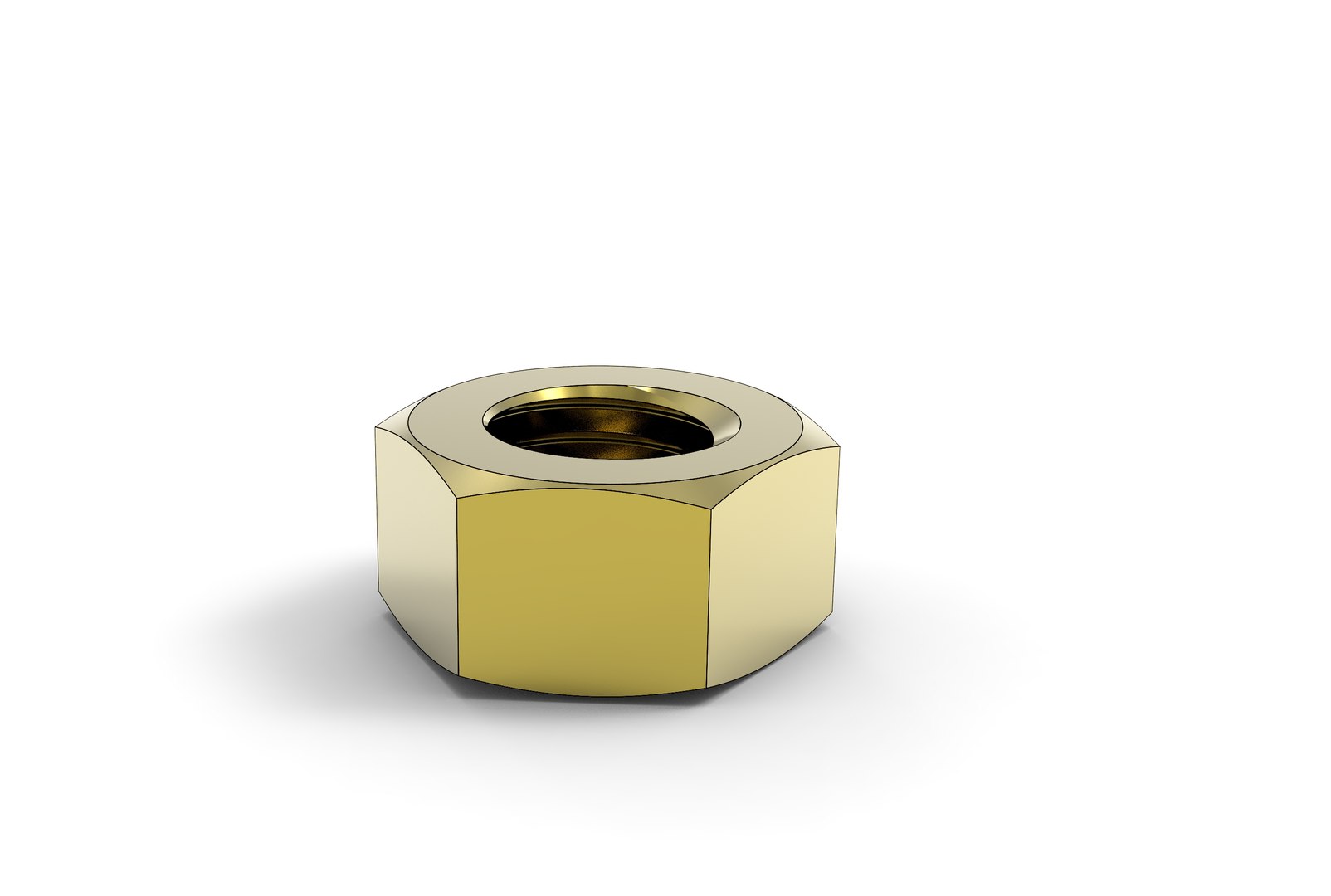 3D Hex Nut - TurboSquid 1508473