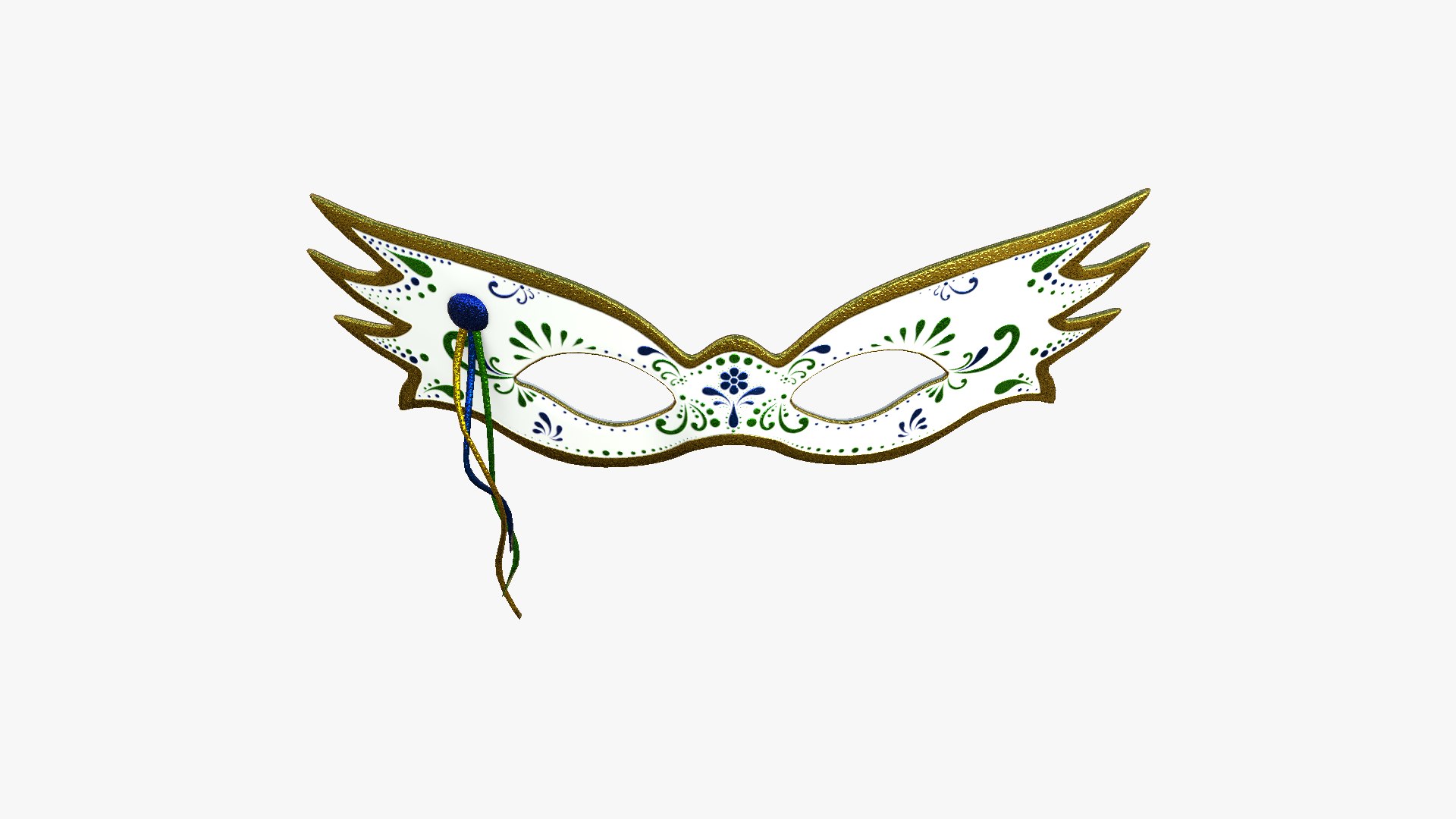 Carnival Mask B03 Brazilian - Costume Character Design 3D model ...