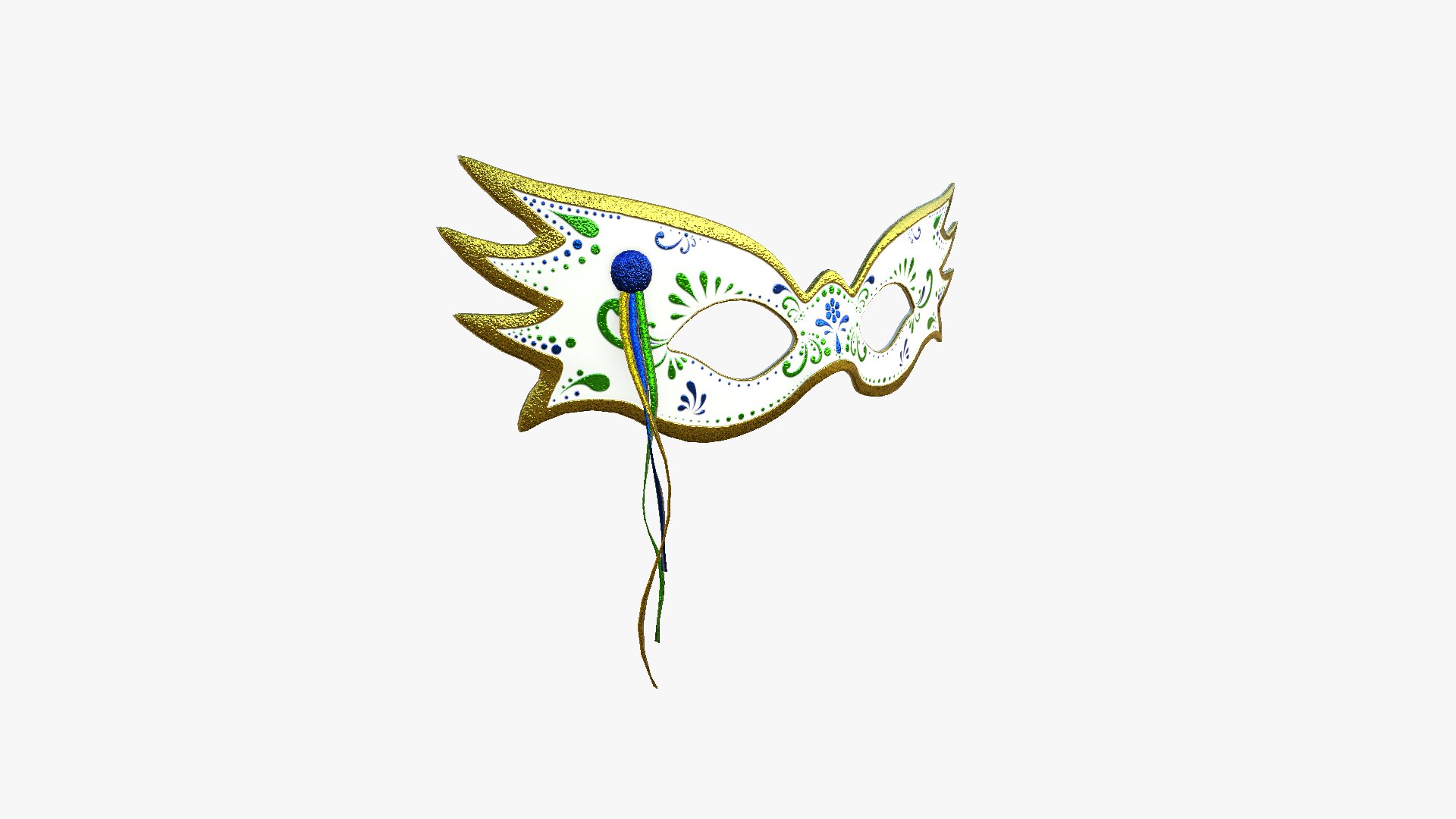 Carnival Mask B03 Brazilian - Costume Character Design 3D model ...