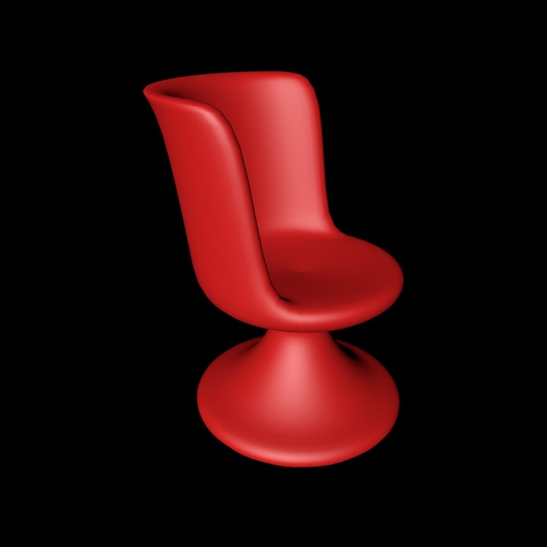 3D Red Chair - TurboSquid 1450494