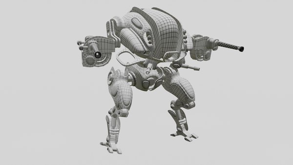 3D model Mech Juggernaut silver - TurboSquid 2042235