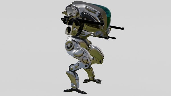 3D model Mech Juggernaut silver - TurboSquid 2042235