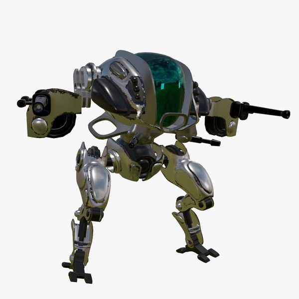 3D model Mech Juggernaut silver - TurboSquid 2042235