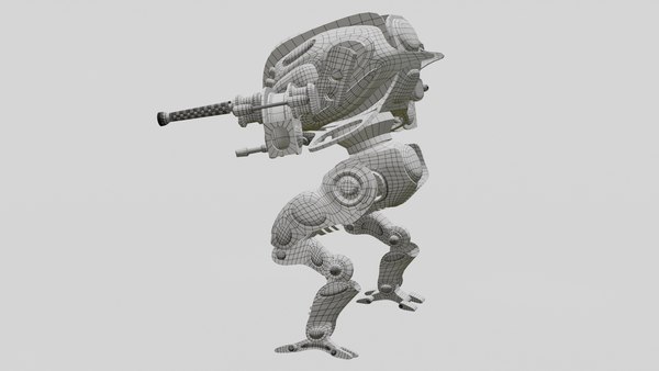 3D model Mech Juggernaut silver - TurboSquid 2042235