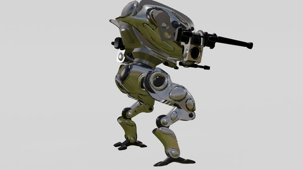 3D model Mech Juggernaut silver - TurboSquid 2042235