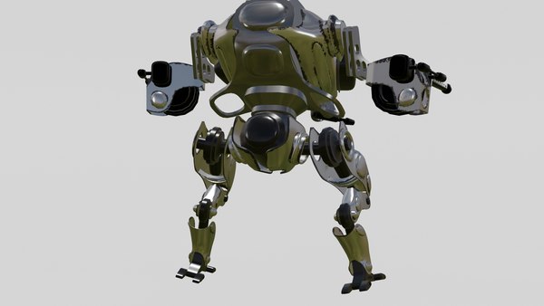 3D model Mech Juggernaut silver - TurboSquid 2042235