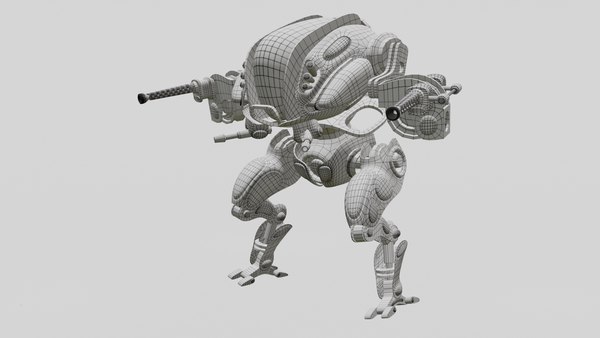 3D model Mech Juggernaut silver - TurboSquid 2042235