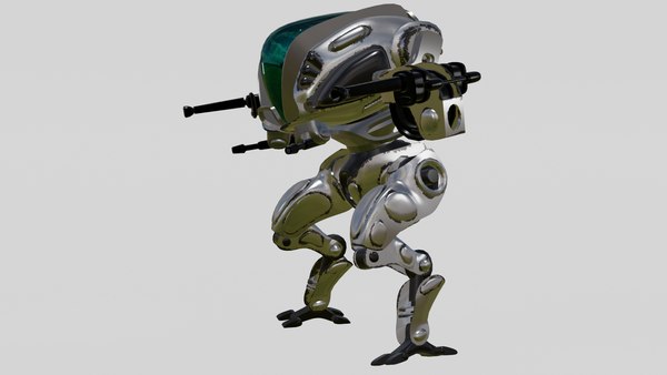 3D model Mech Juggernaut silver - TurboSquid 2042235