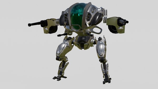 3D model Mech Juggernaut silver - TurboSquid 2042235