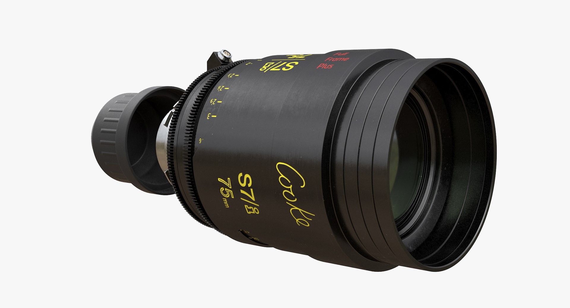 3D Model Movie Lens Cooke S7i - TurboSquid 1455934