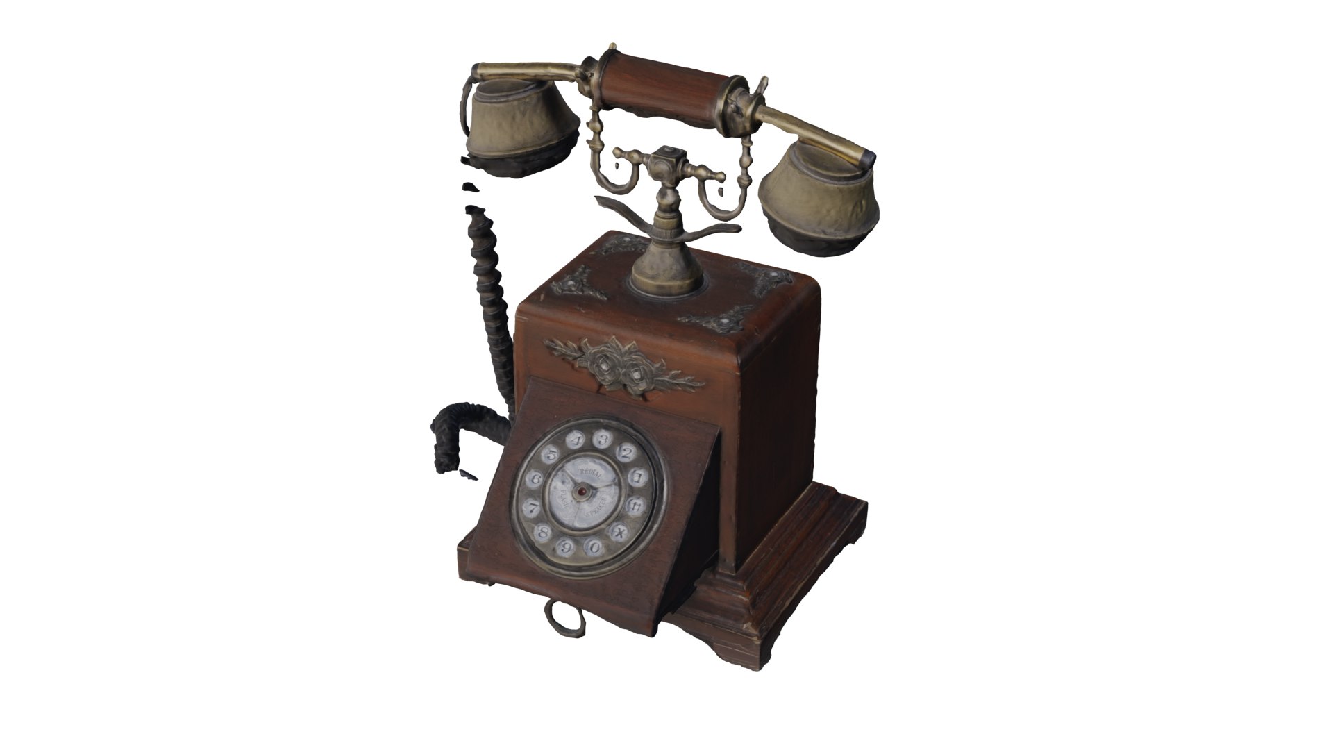 3D Vintage Phone Model - TurboSquid 1945812