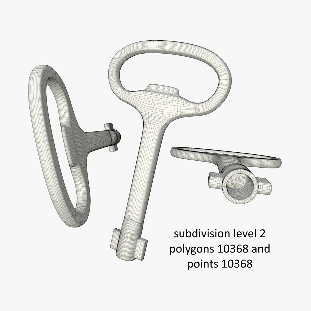 Modeled Electrical Cabinet Key 3D Model - TurboSquid 1536099