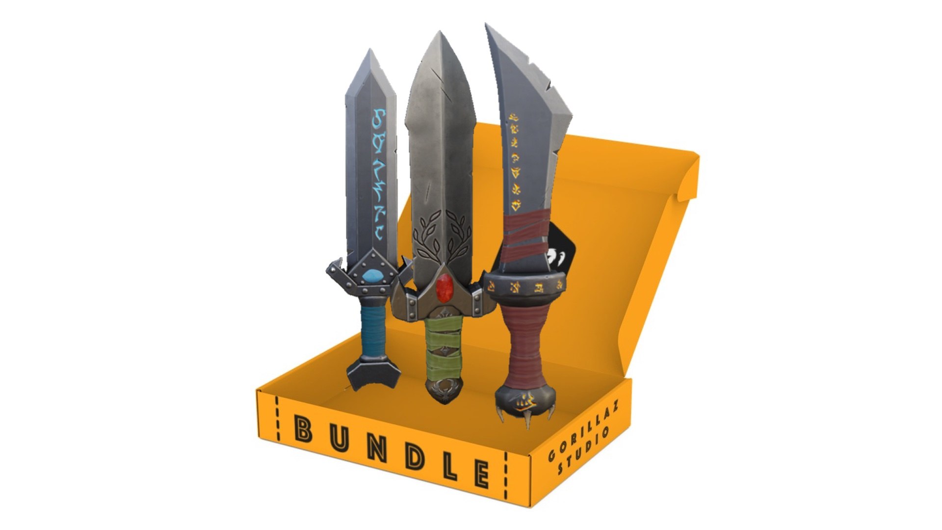 3D Stylized 3D Swords Model - TurboSquid 2181838