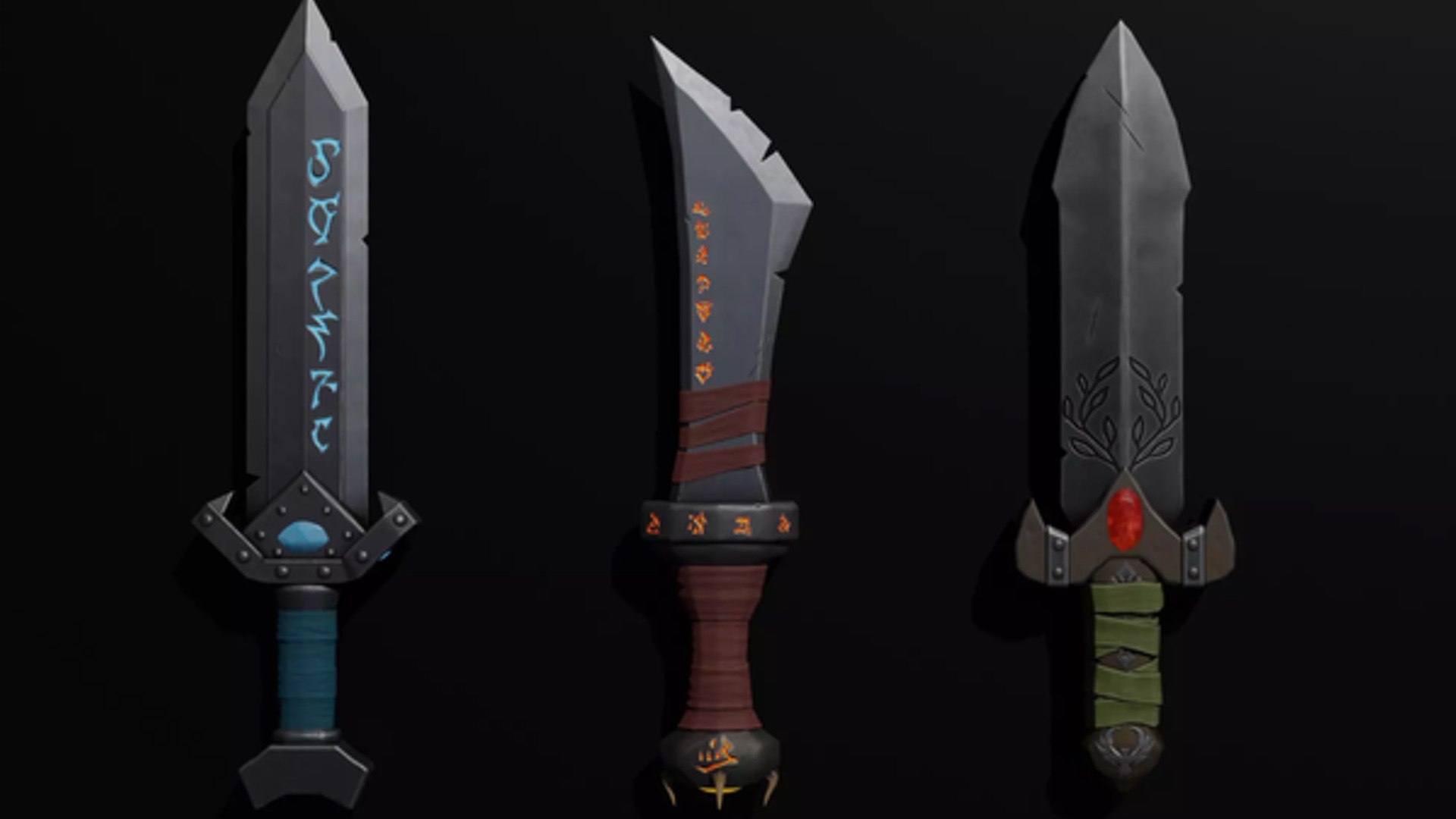 3D Stylized 3D Swords Model - TurboSquid 2181838