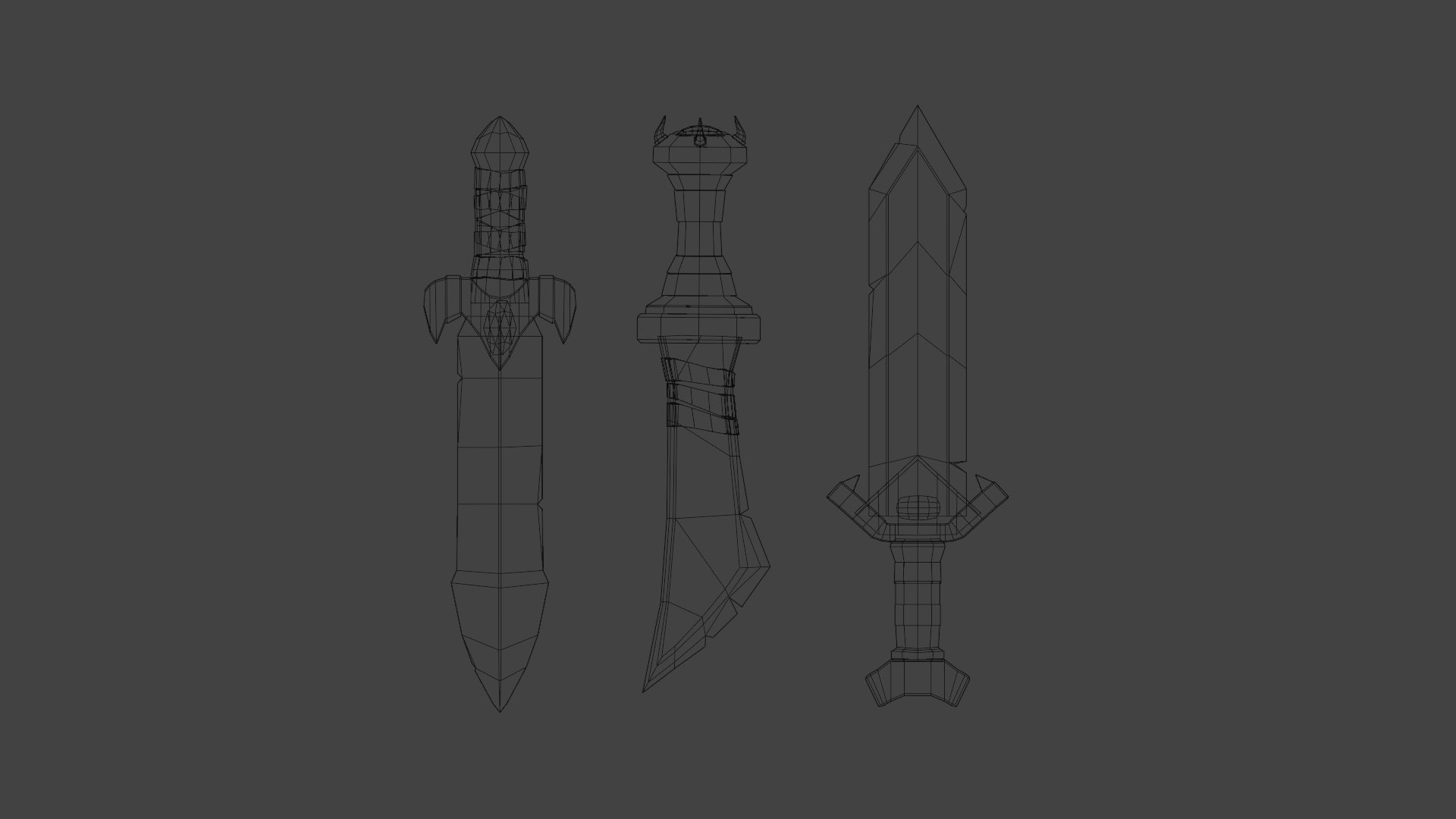 3D Stylized 3D Swords Model - TurboSquid 2181838