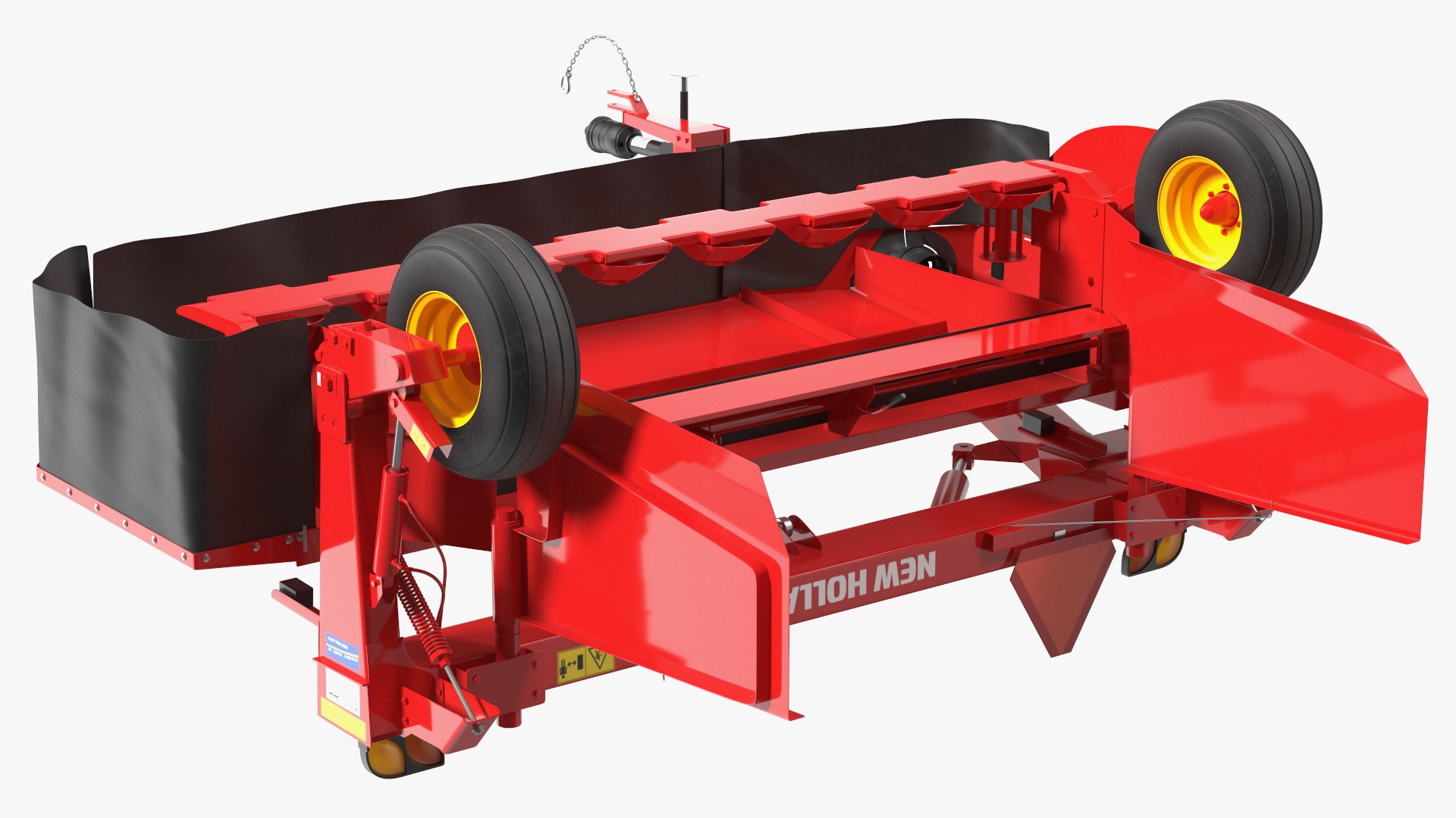 3D Discbine 210 Side Pull Disc Mower Conditioners Rigged model ...
