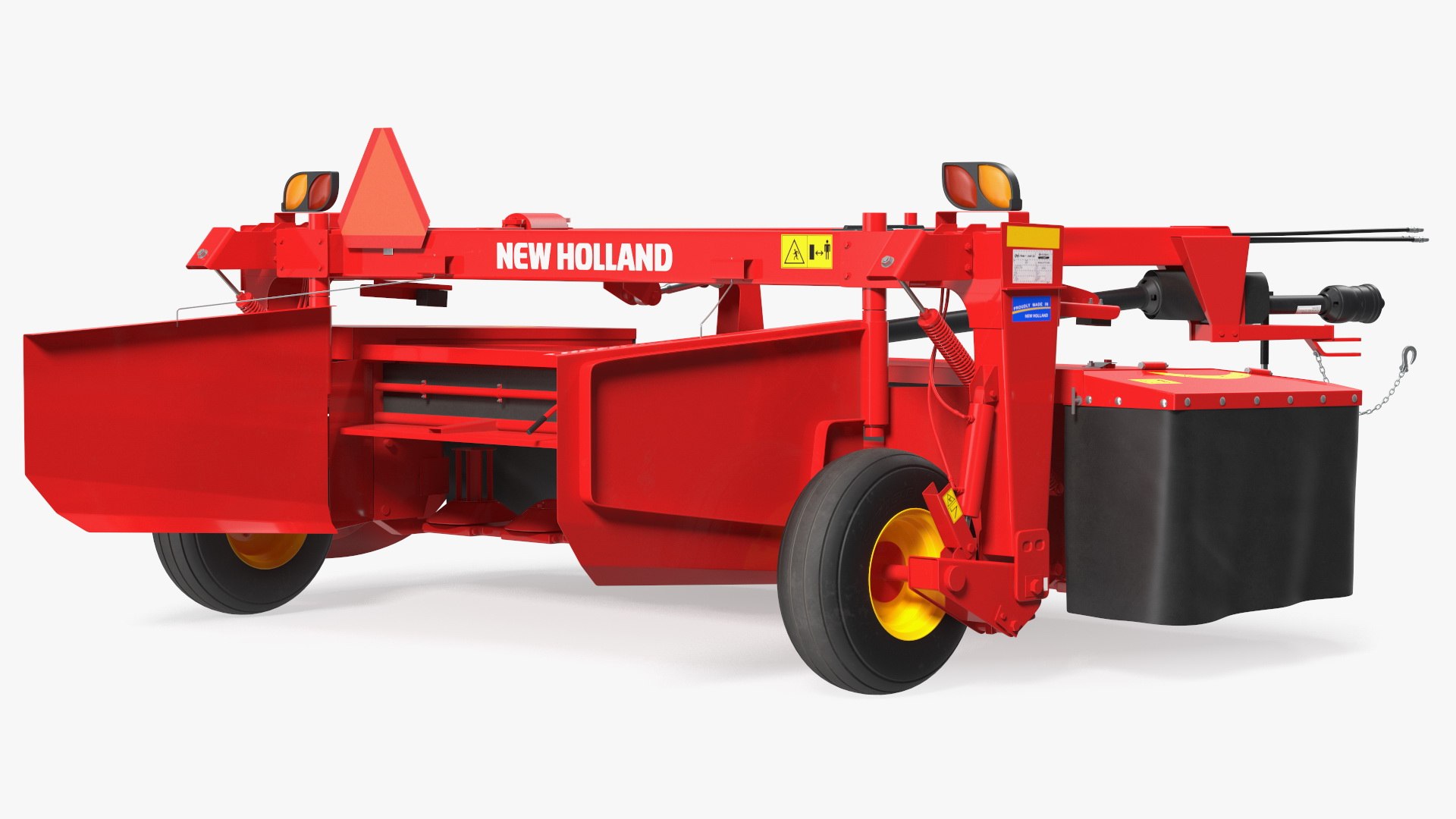 3D Discbine 210 Side Pull Disc Mower Conditioners Rigged model ...