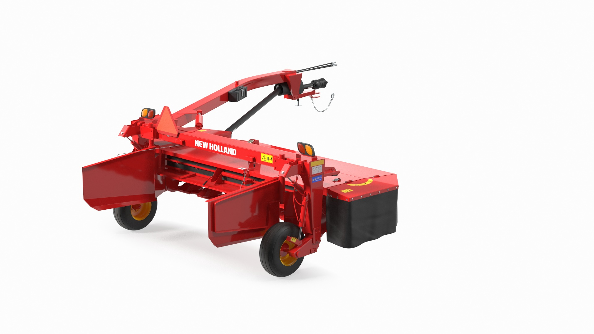 3D Discbine 210 Side Pull Disc Mower Conditioners Rigged Model ...