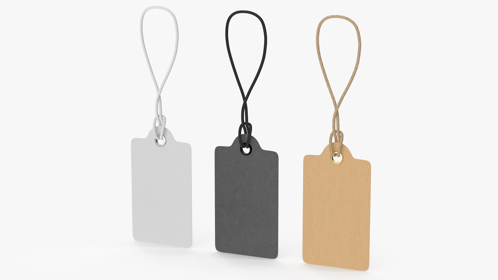 Luggage Tags Collection 3D model - TurboSquid 2004347