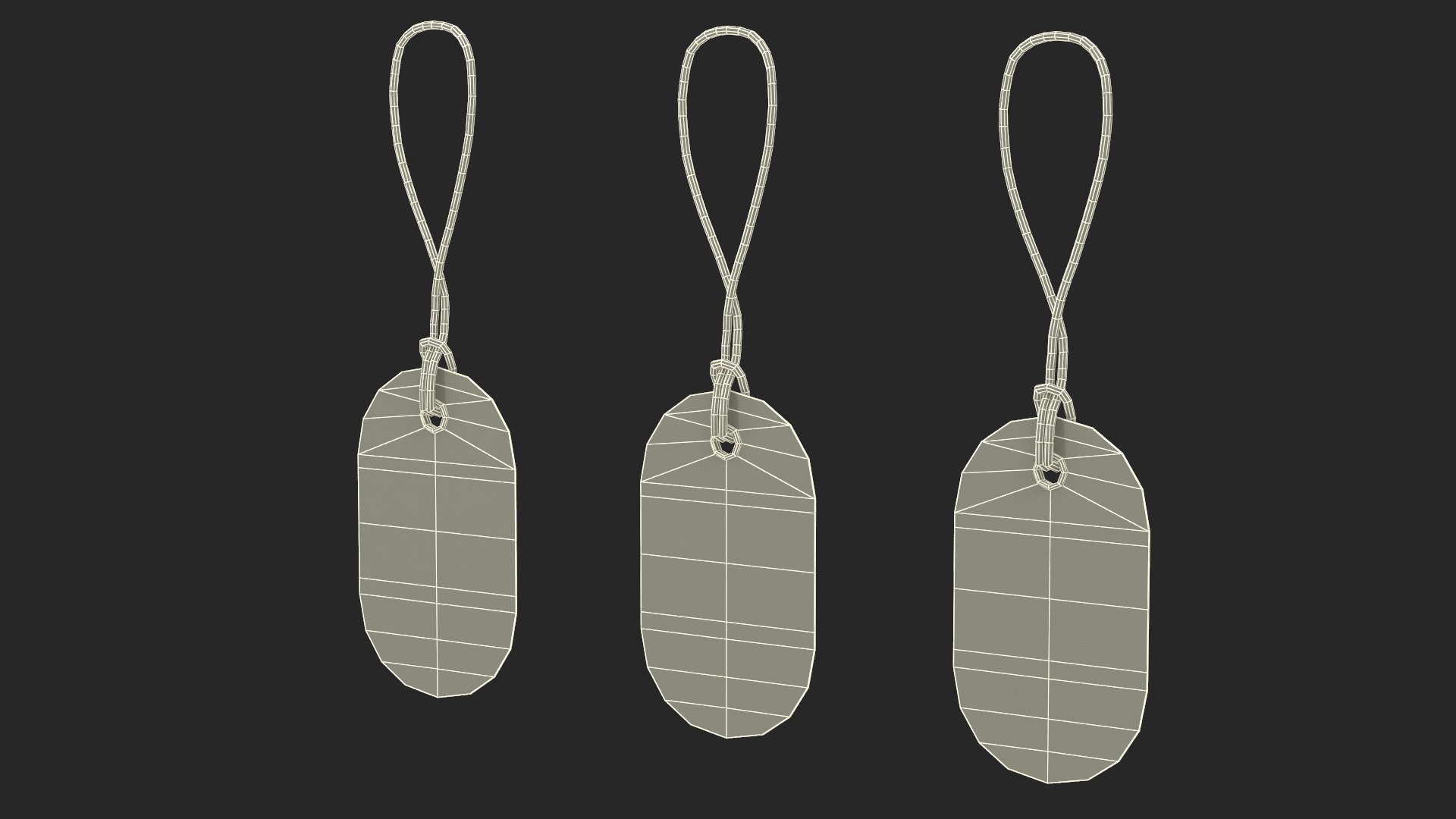 Luggage Tags Collection 3D model - TurboSquid 2004347