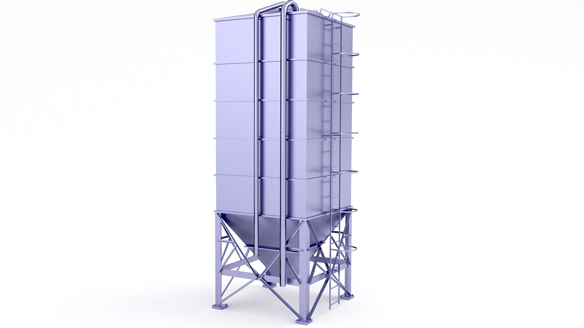 3D Silo Dust Ash Low Polygon 18 - TurboSquid 1752153