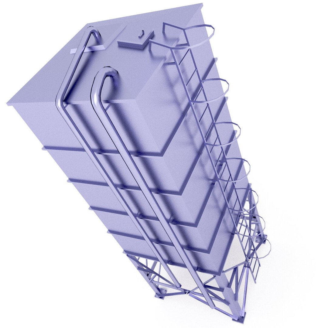 3D Silo Dust Ash Low Polygon 18 - TurboSquid 1752153