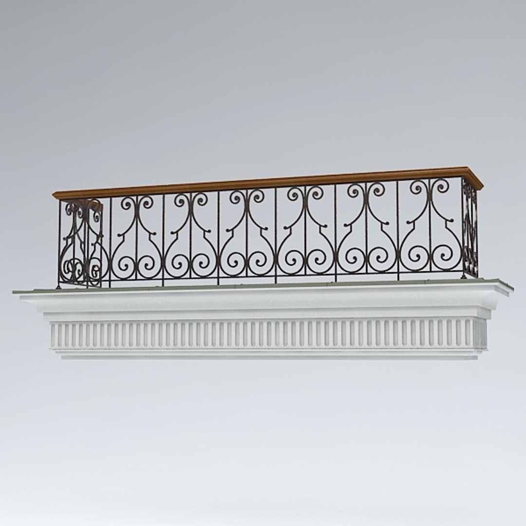 3d Balcony Model