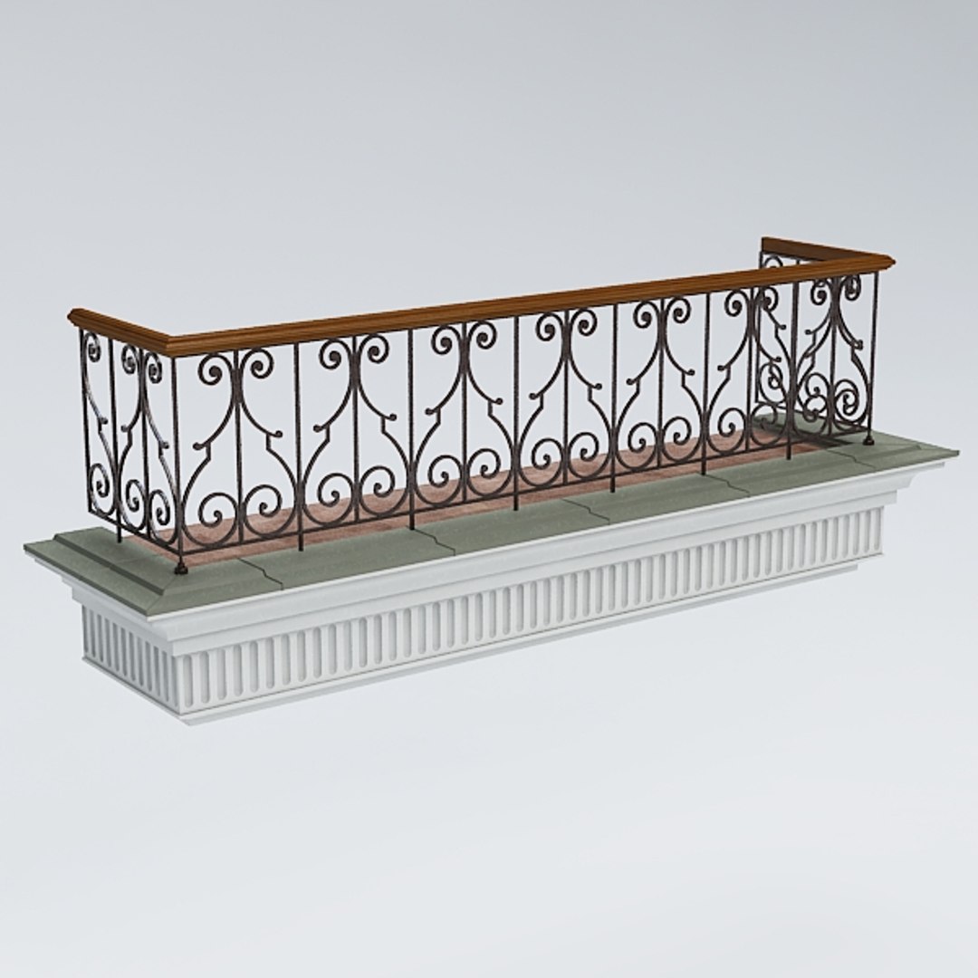 3d Balcony Model