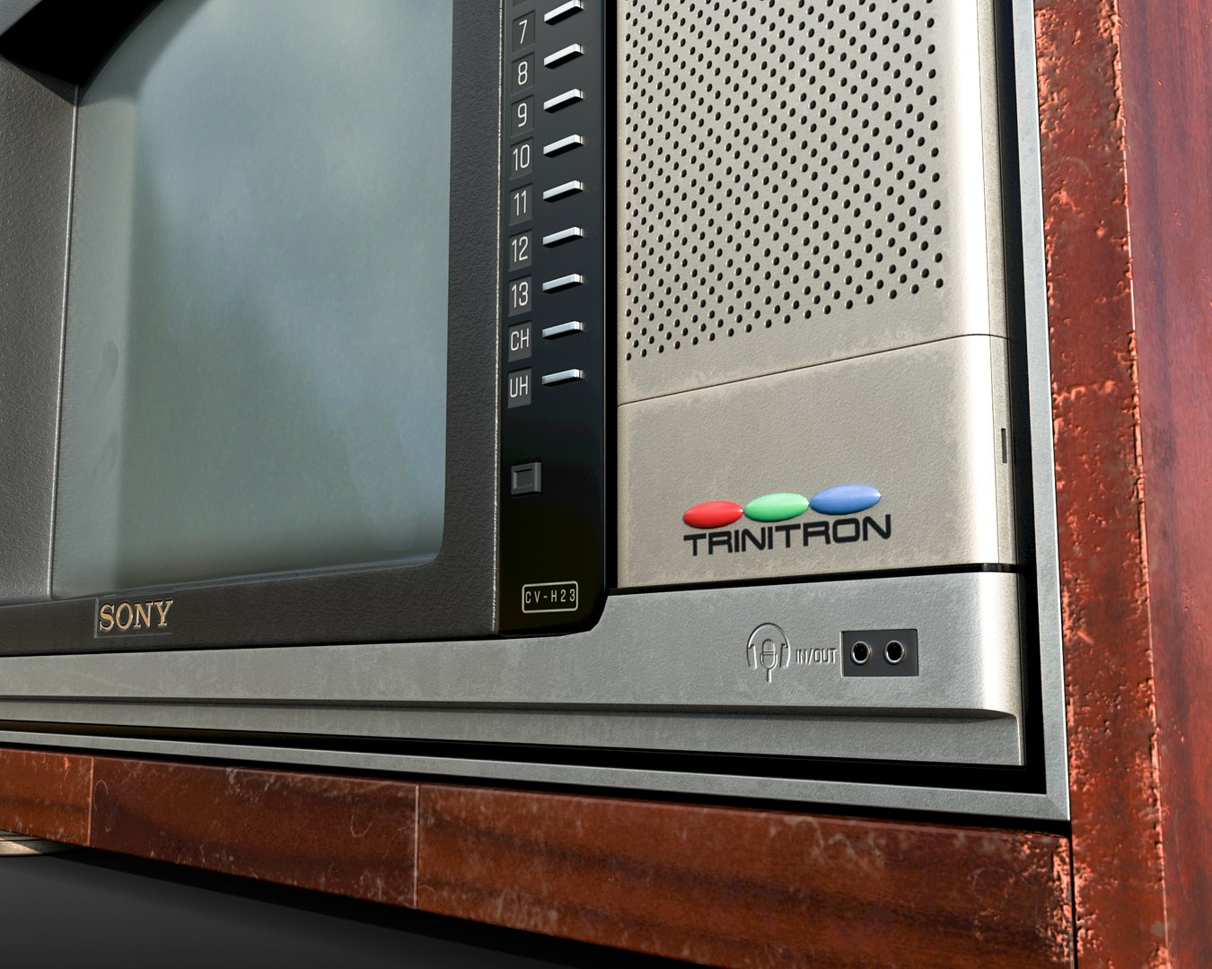 Tv Old Sony 3D Model - TurboSquid 1585124