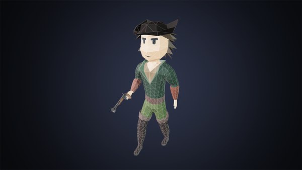 Low Poly Fantasy Character Pack model - TurboSquid 1767928