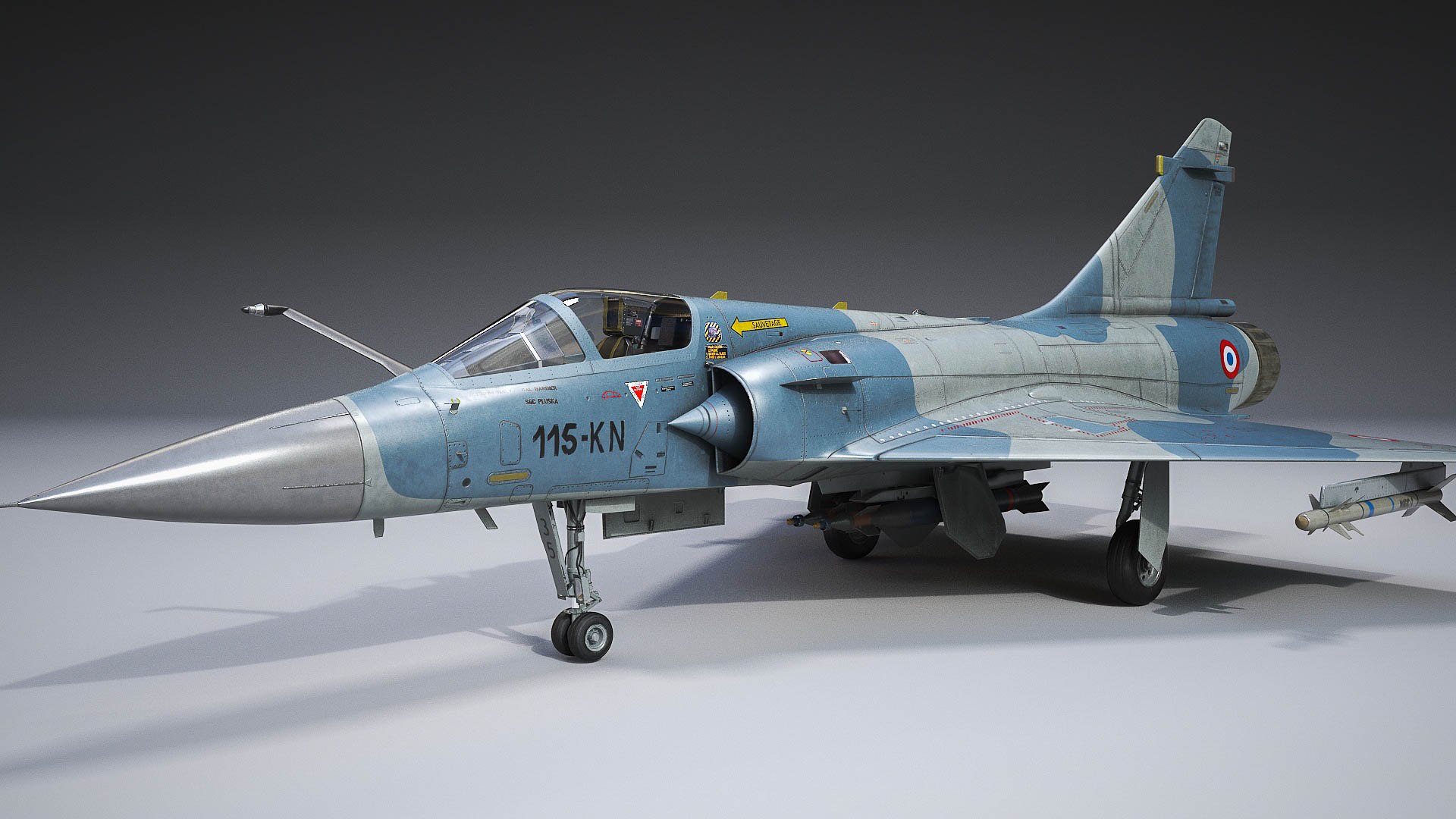 3D Mirage 2000 Dassault Model - TurboSquid 1516394