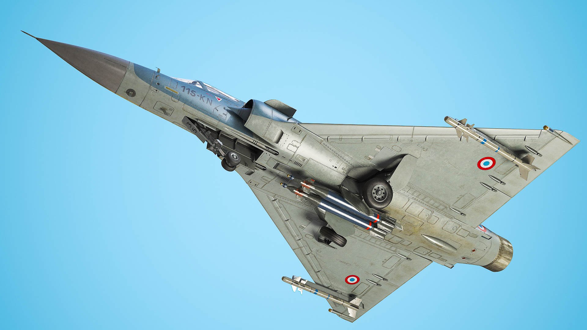 3D Mirage 2000 Dassault Model - TurboSquid 1516394